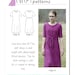 PDF Girls Holly Shift Dress Sewing Pattern| Tie Front Dress Pattern ...