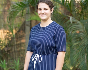 Round Yoke Dress Pattern Add-on Women's Modest Dress, Cape Dress Knit ...