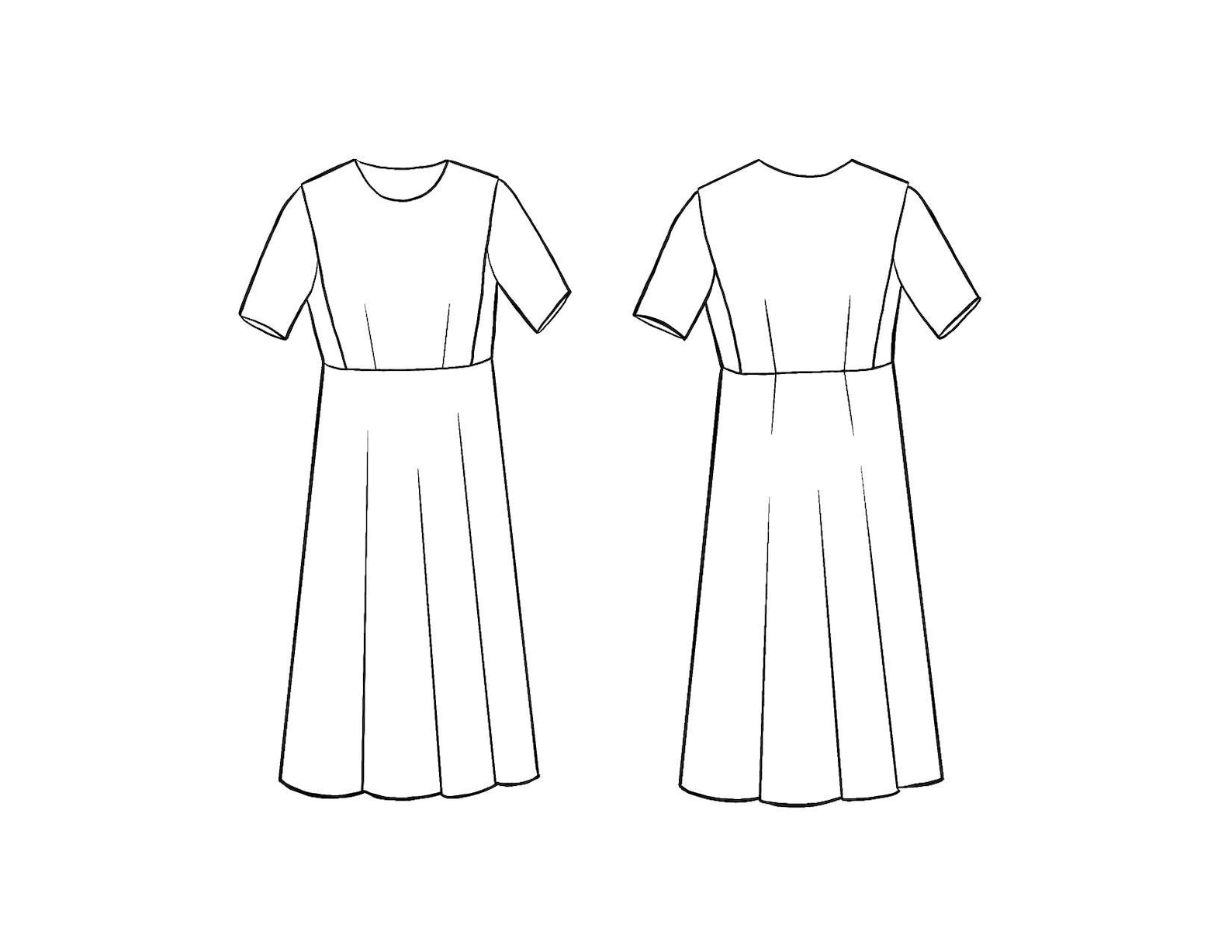 Leia Cape Dress Sewing Pattern Modest Dress Pattern For Knit Etsy leia-cape-dress-sewing-pattern-modest-dress-pattern-for-knit-etsy