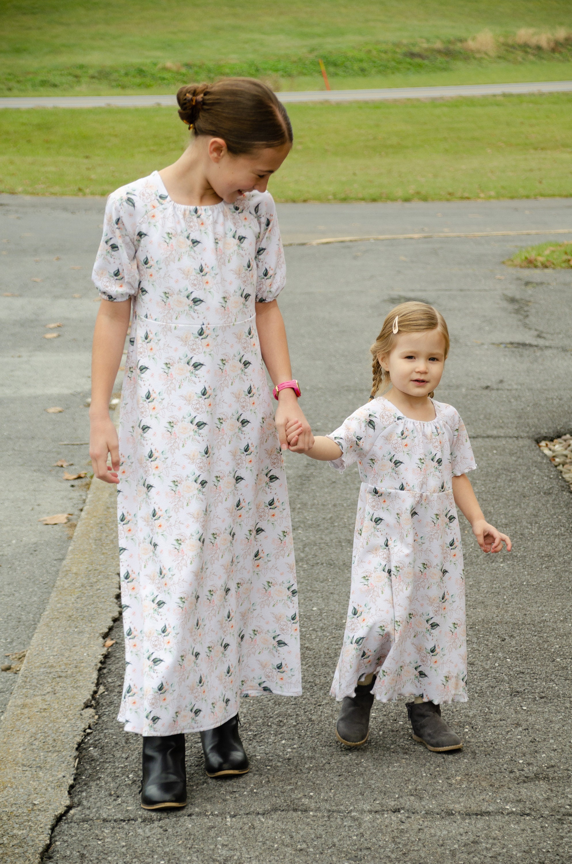 Quick Easy Raglan Dress Sewing Pattern | Girls Maxi Dress Pattern ...