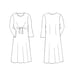 PDF Girls Holly Shift Dress Sewing Pattern| Tie Front Dress Pattern ...