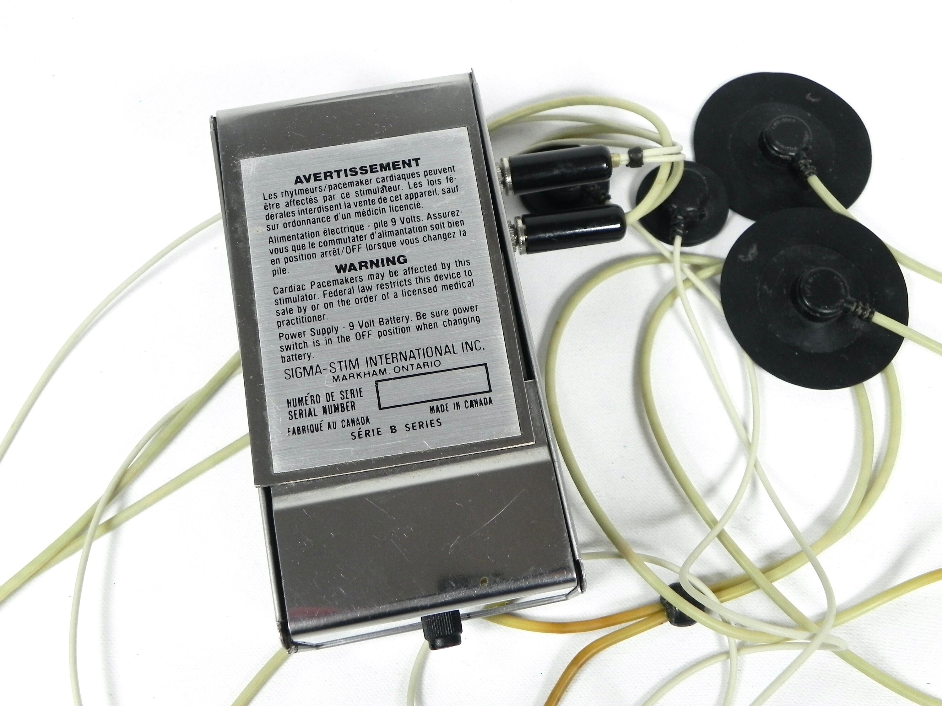 Muscle Stimulator Sigma-stim 1 Vintage Medical Health Equipment Retro ...