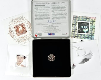 Canada Post 1999-2000 Official Millennium Keepsake Dove Coin and Stamps ...