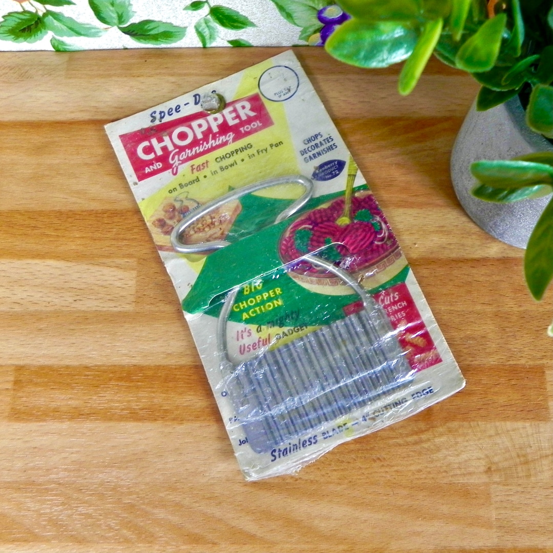 Vintage Chopping and Garnishing Tool in Original Package | 1960 Vintage ...