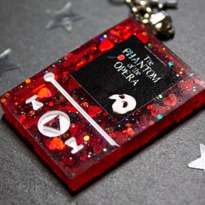 Phantom of the Opera Resin Keychain - Broadway Keychain - Music Player ...