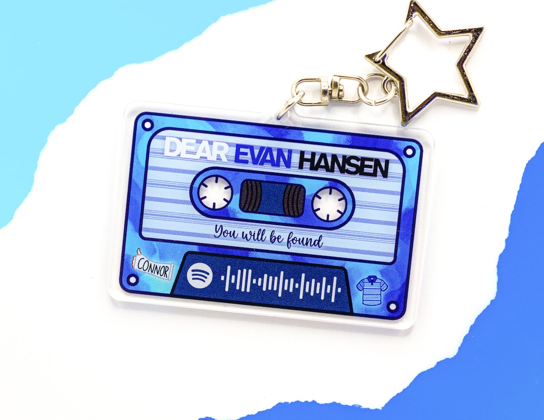 Dear Evan Hansen Musical Broadway Inspired Keychain - Custom Acrylic ...