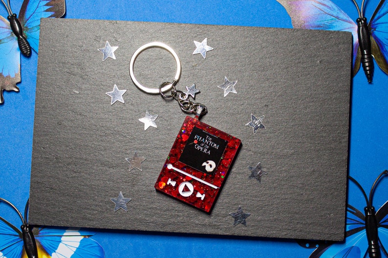 Phantom of the Opera Resin Keychain - Broadway Keychain - Music Player ...