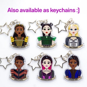 Six Resin Keychain Broadway Keychain Music Player Keychain Spotify ...