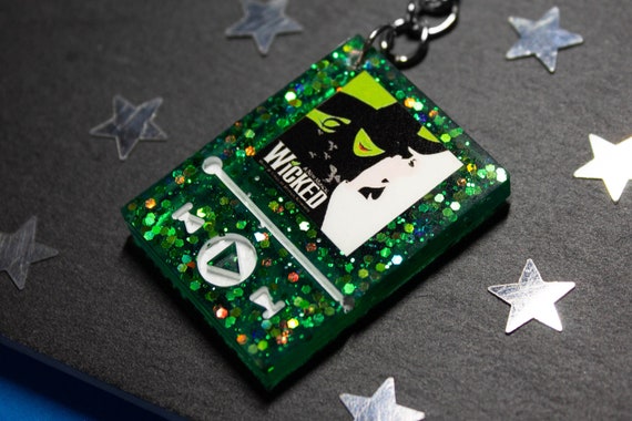 Wicked Resin Keychain Broadway Keychain Music Player - Etsy