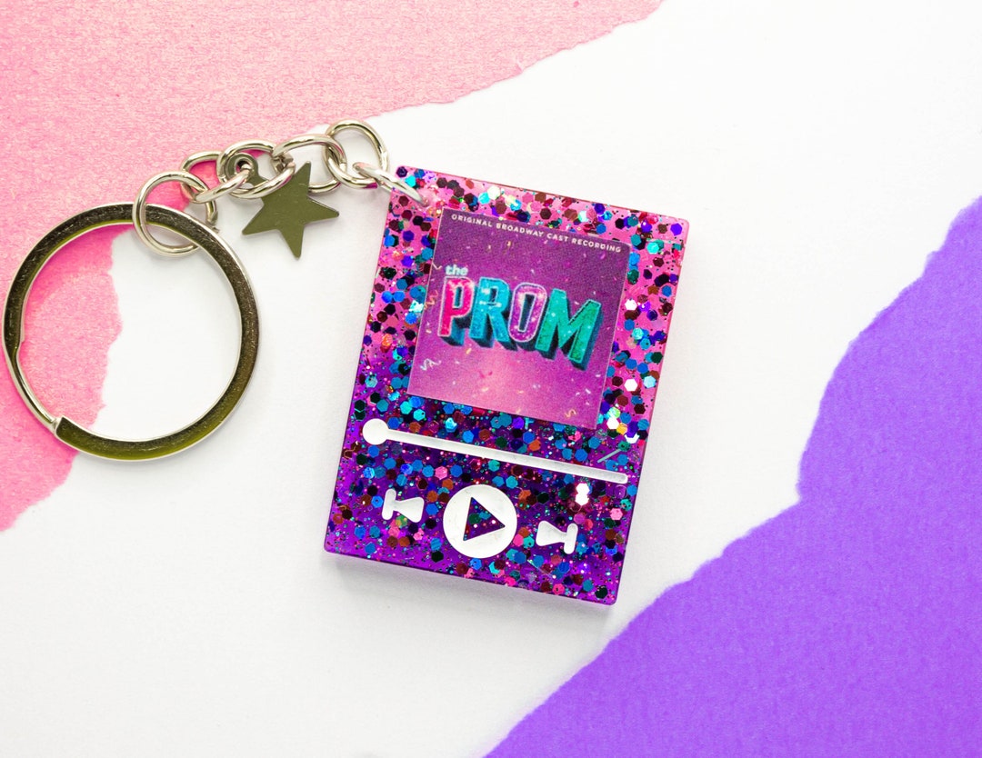 The Prom Resin Keychain - Broadway Keychain - Music Player Keychain ...