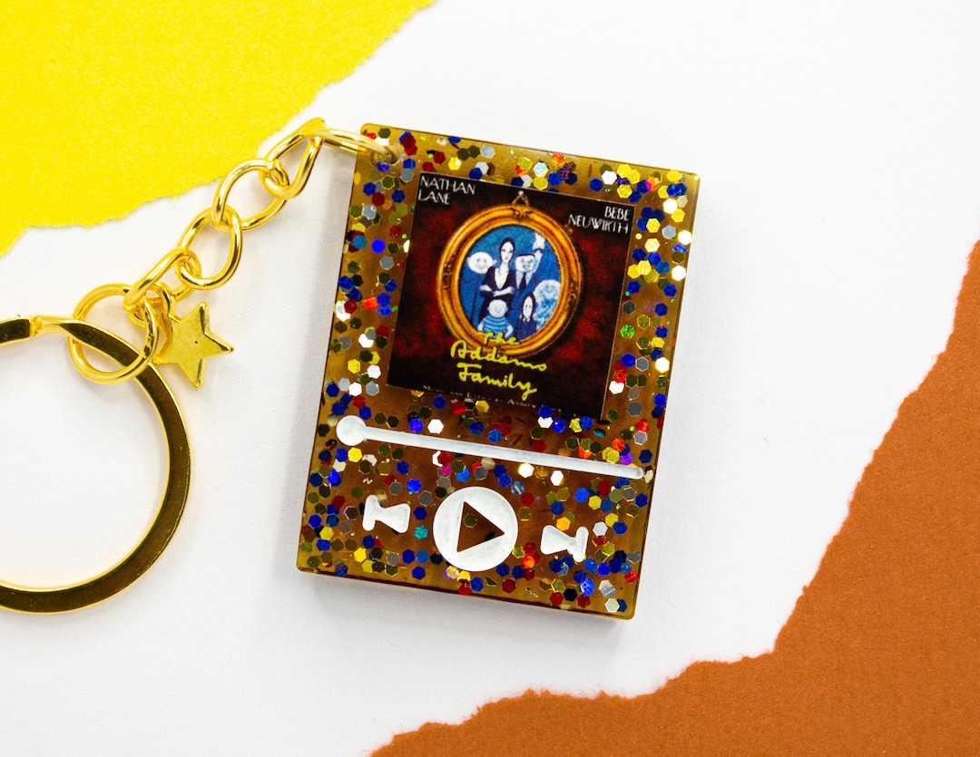 Addams Family Resin Keychain - Broadway Keychain - Music Player ...
