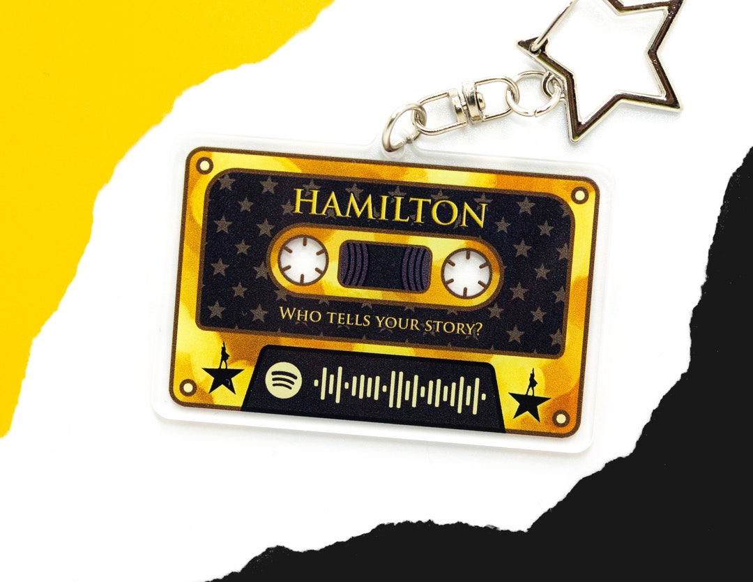 Hamilton Musical Broadway Inspired Keychain - Custom Acrylic - Gift ...