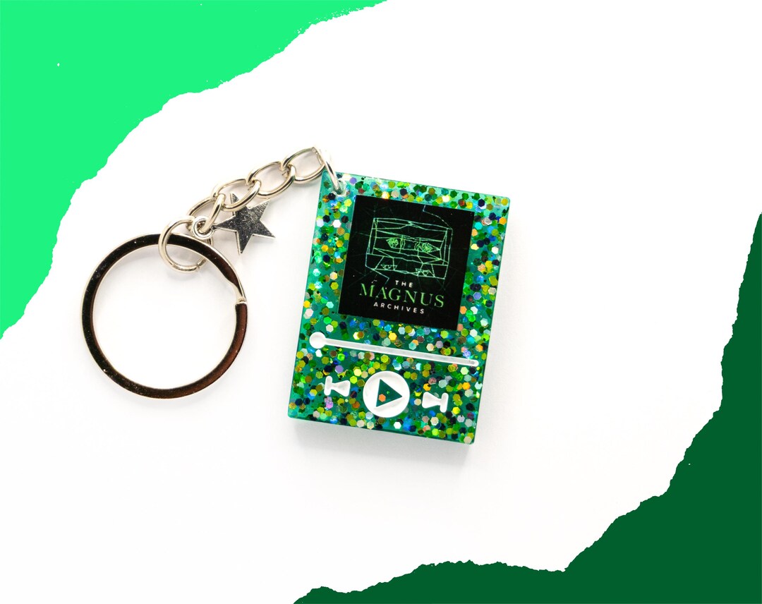 The Magnus Archives Resin Keychain - Podcast Keychain - Music Player ...