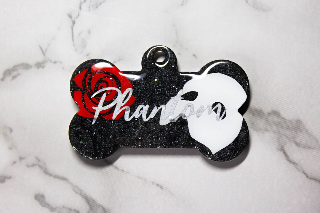 Phantom of the Opera Musical Dog Tag - Name Plate - Dog Name ...