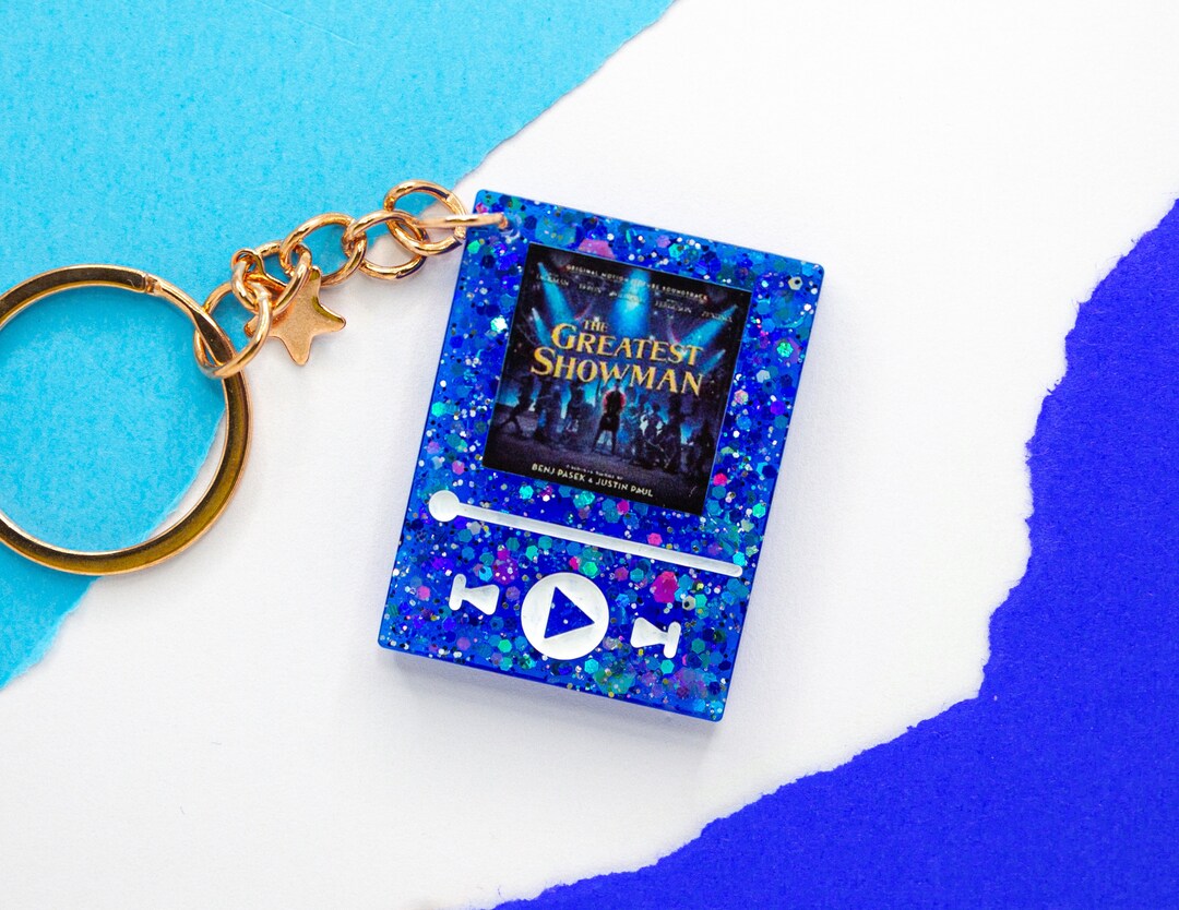 The Greatest Showman Resin Keychain - Broadway Keychain - Music Player ...