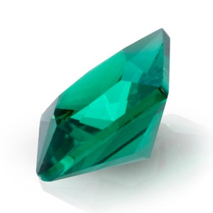 Princess (square) Lab Grown Emerald - Etsy