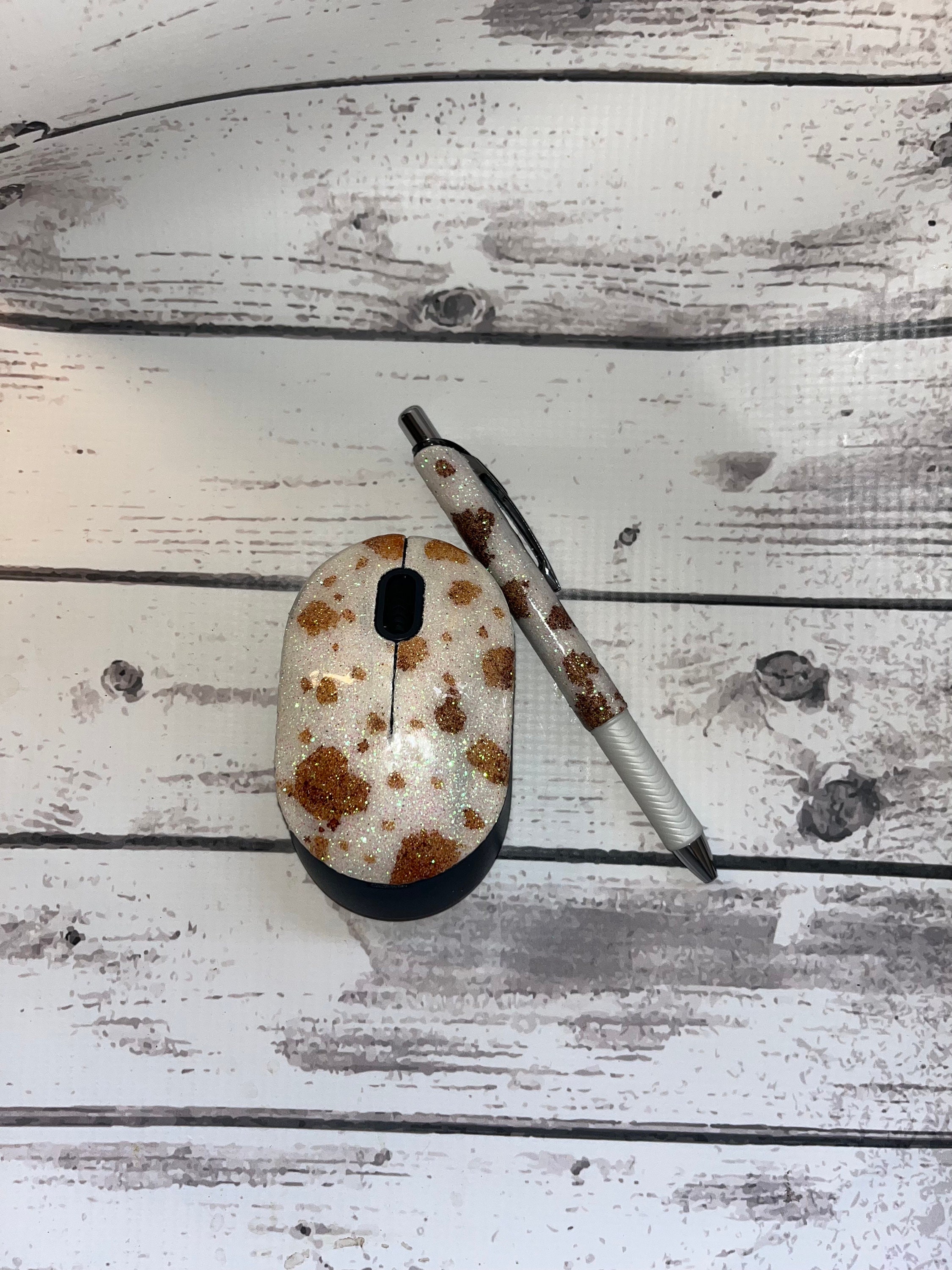 Glitter Computer Mouse and Pen Combo - Etsy
