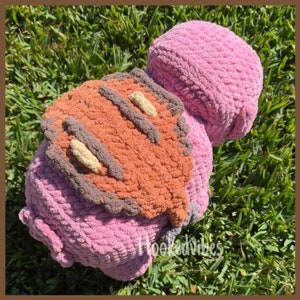 Crochet Minecraft Pig With Saddle Pattern PDF | Video Game Pig Digital ...
