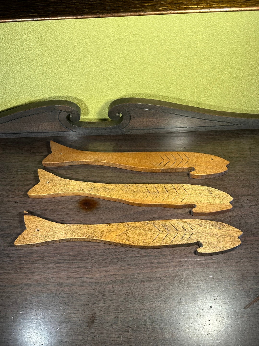 Wooden Fish Shaped Oven Rack Push and Pull Utensil - Etsy