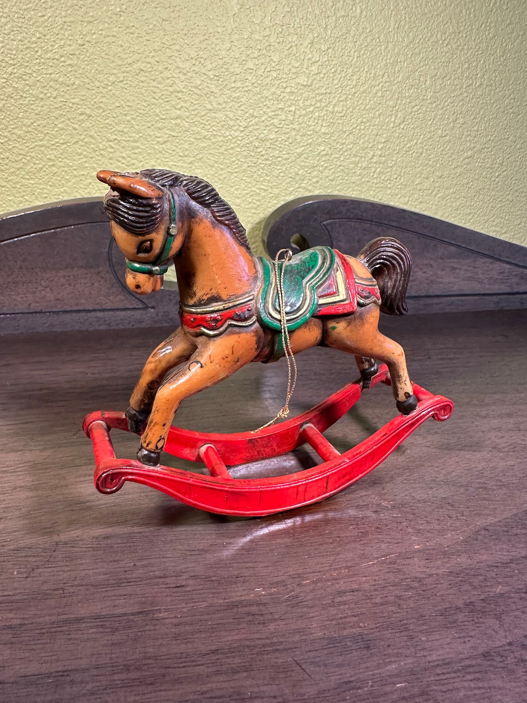 Vintage Rocking Horse Christmas Ornament - Etsy