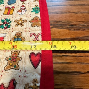 4 Christmas Reversible Placemats Christmas Tree, Snowman Mittens ...