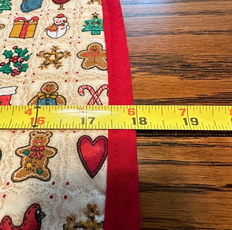4 Christmas Reversible Placemats Christmas Tree, Snowman Mittens ...