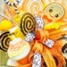 Halloween Swag Halloween Wreath Candy Corn Swag Candy Corn - Etsy