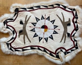 Native American Hide Painting - Etsy