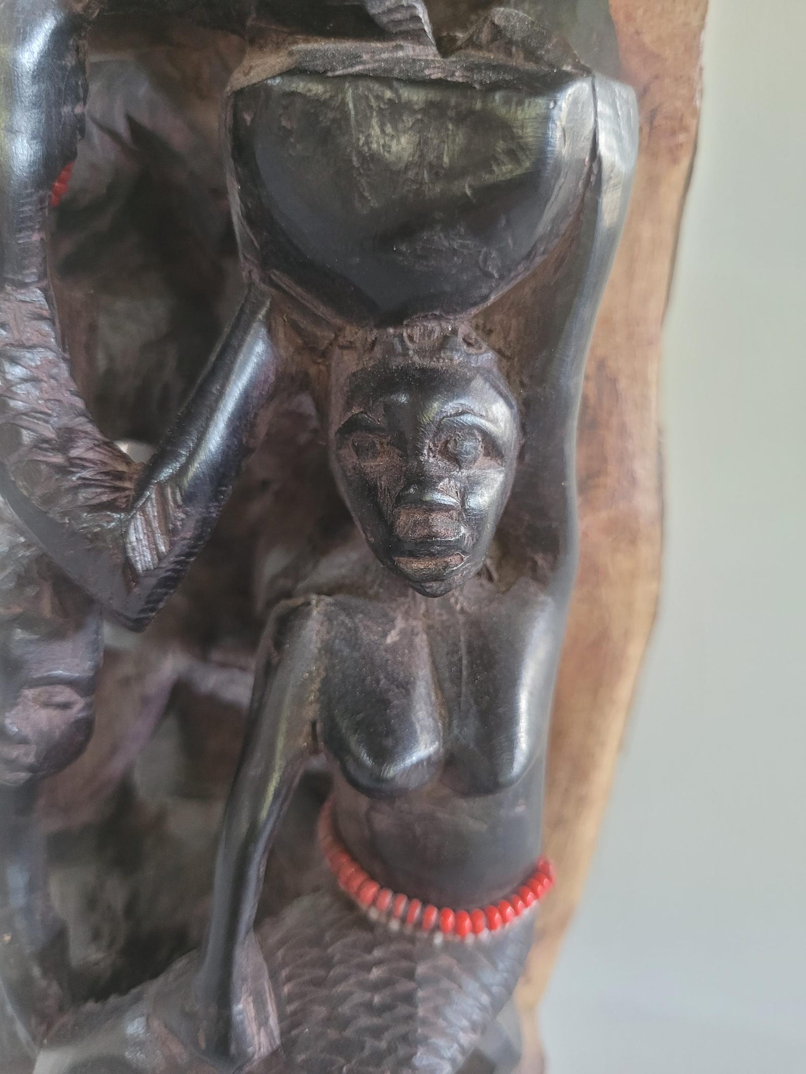 Hand Carved African Makonde Tree of Life Sculpture Ebony Wood, Wooden ...