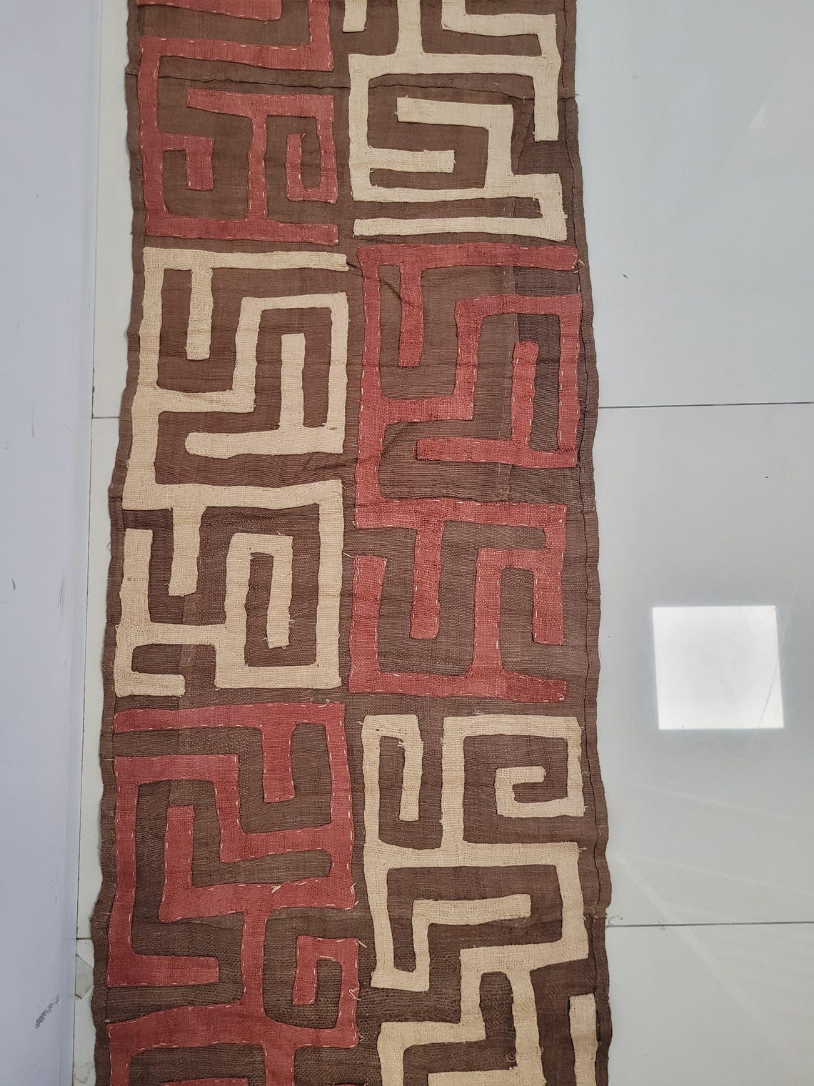 Unique Congo Kuba Raffia Textile, Natural Woven African Art - Etsy