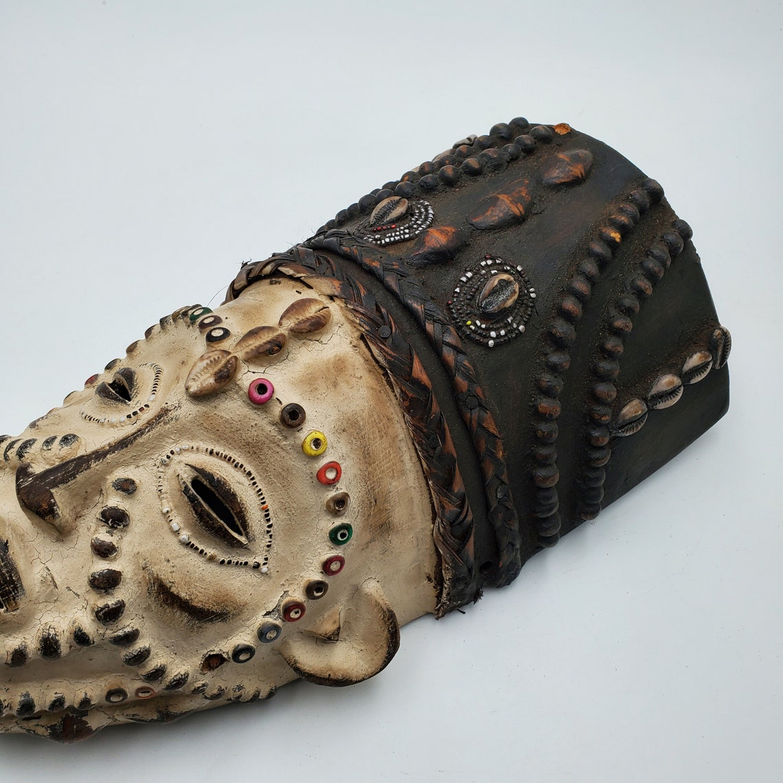 African Masks Carved Wood Status Wood Art Sculpture Carved - Etsy