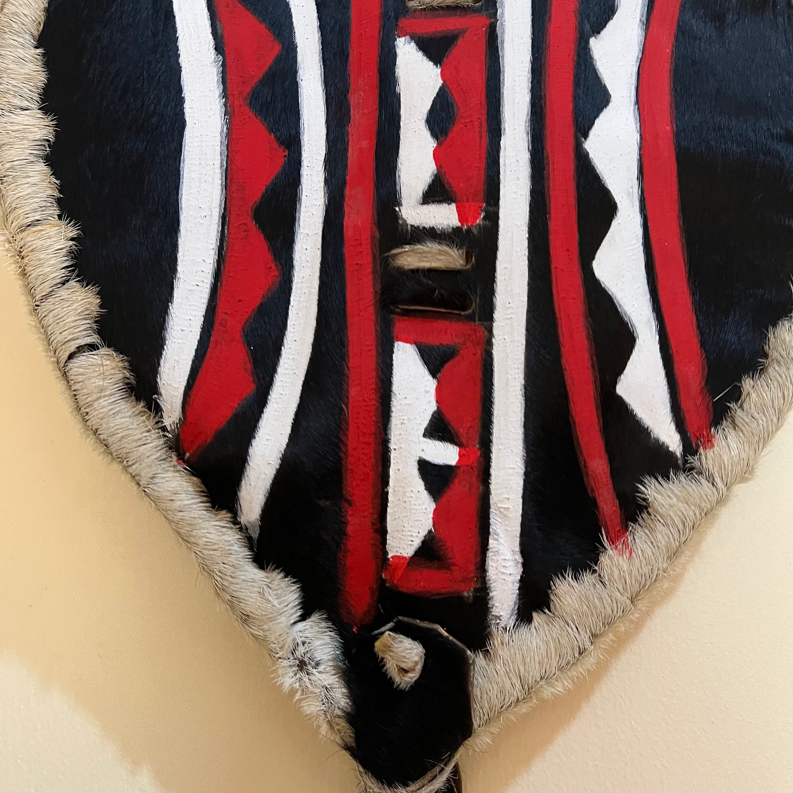 Authentic Maasai Leather Shield - Etsy