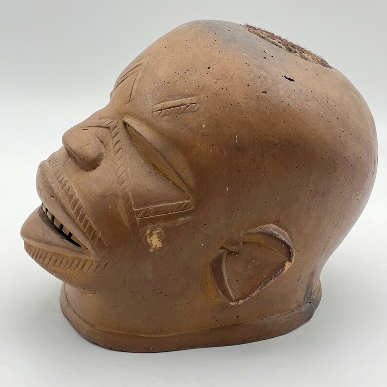 African Makonde Lipiko Helmet Mask - Etsy