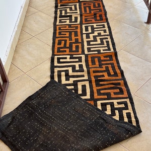 African Kuba Raffia Cloth Fabric, Natural Woven Handmade10.4ft - Etsy