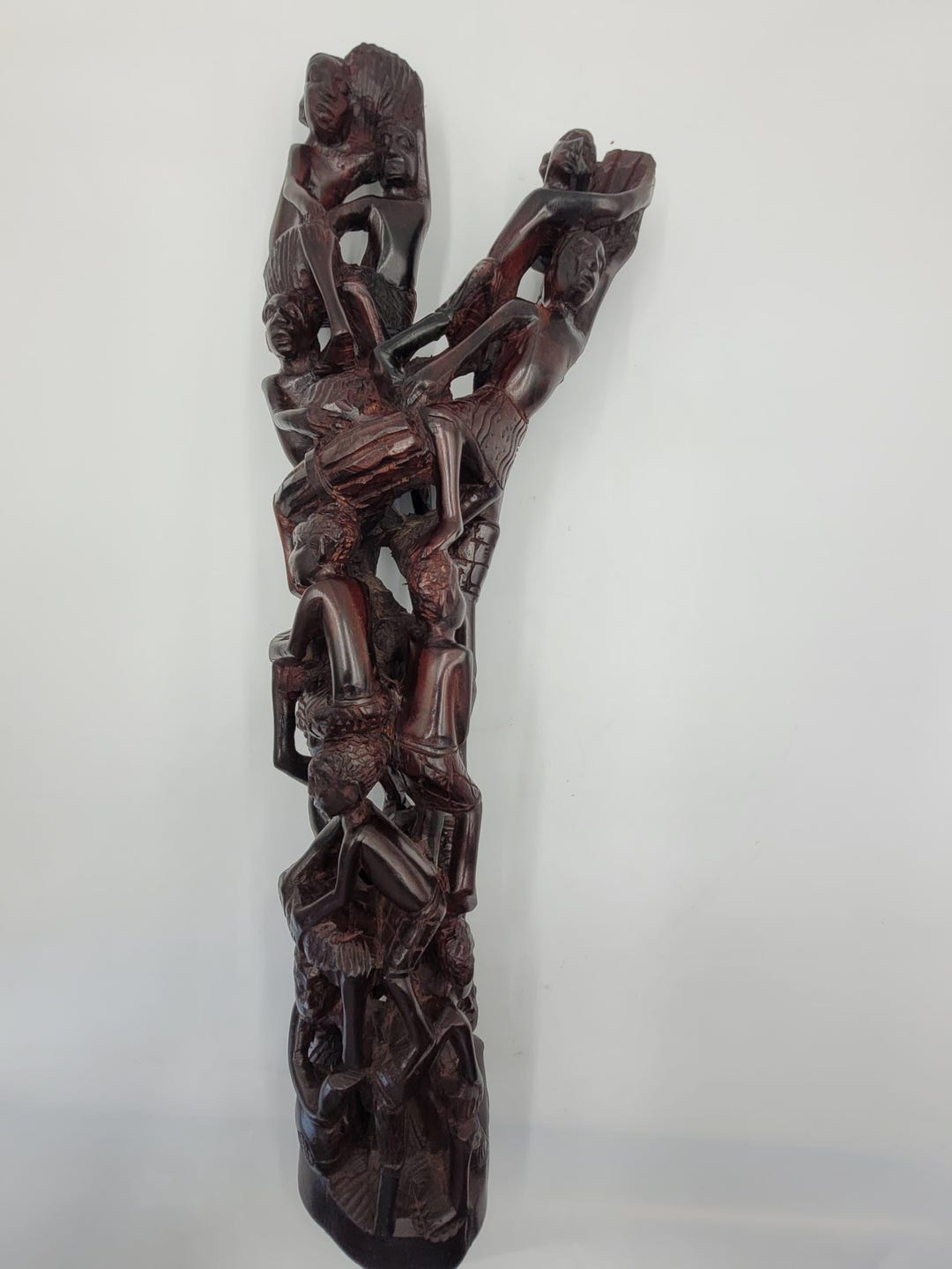 African Hand Carved Family Tree of Life, Makonde Ujamaa Carving - Etsy