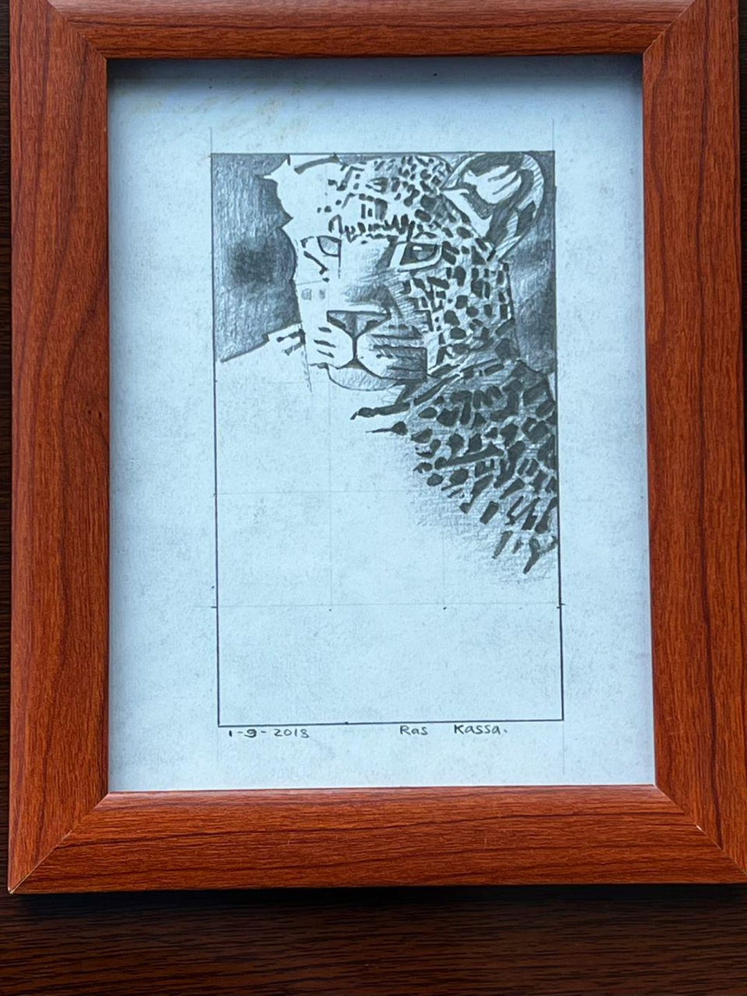 Stunning Art, Black and White Leopard Pencil Drawing Tanzania - Etsy