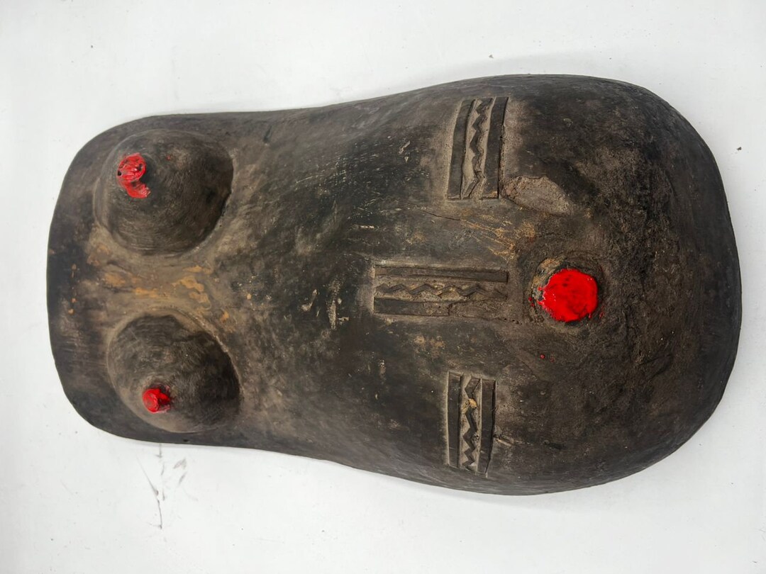 African Traditional Makonde Fertility Belly Mask, Fine Art - Etsy
