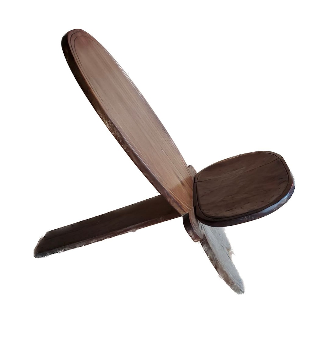 African Carved Wooden Detachable Chief Lounge Chair From Tengereko ...