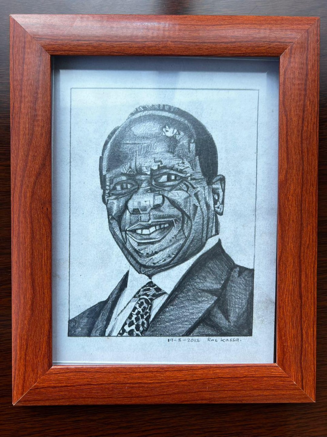Realistic Pencil Drawing of Mr. Reginald Mengi, Fine Artwork - Etsy