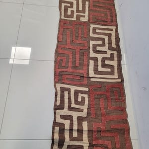 Unique Congo Kuba Raffia Textile, Natural Woven African Art - Etsy