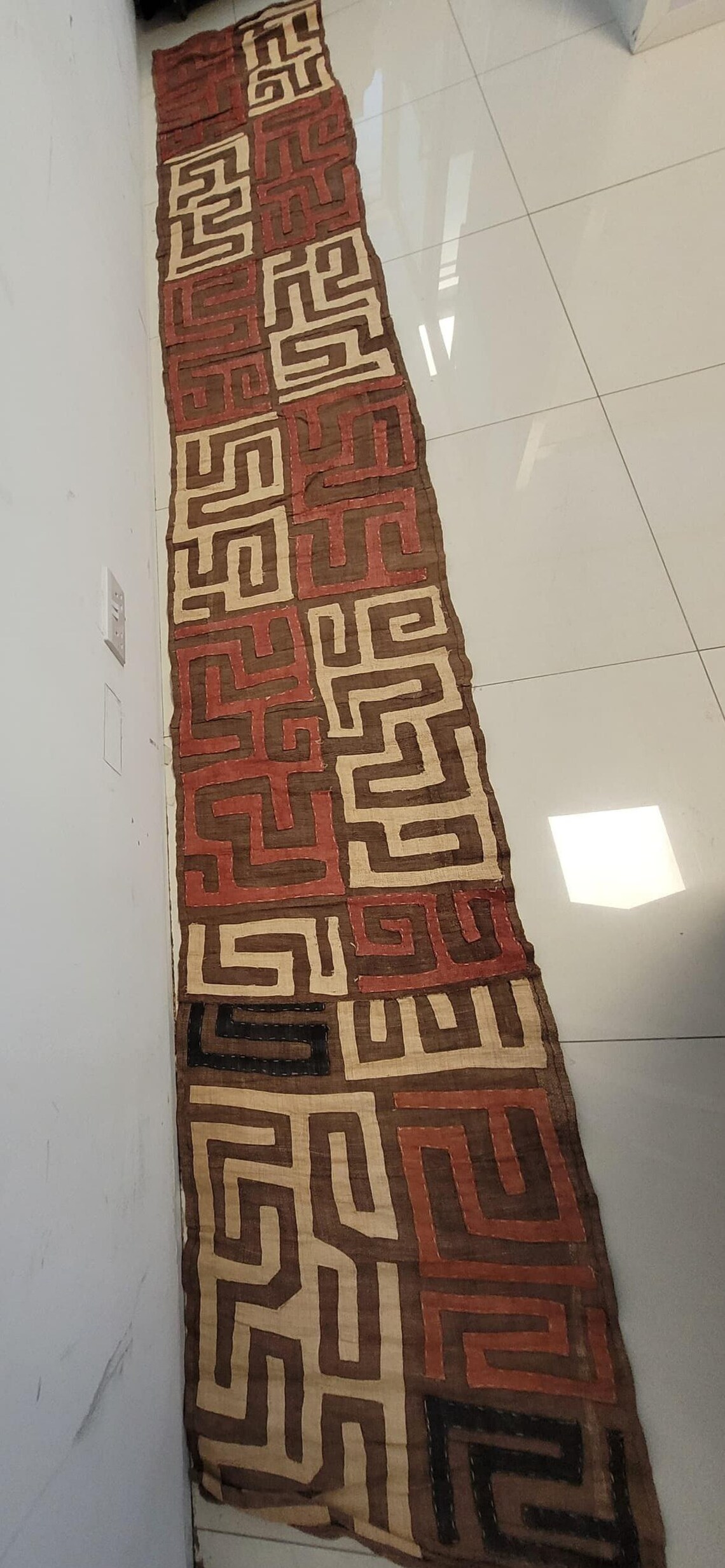 Unique Congo Kuba Raffia Textile, Natural Woven African Art - Etsy