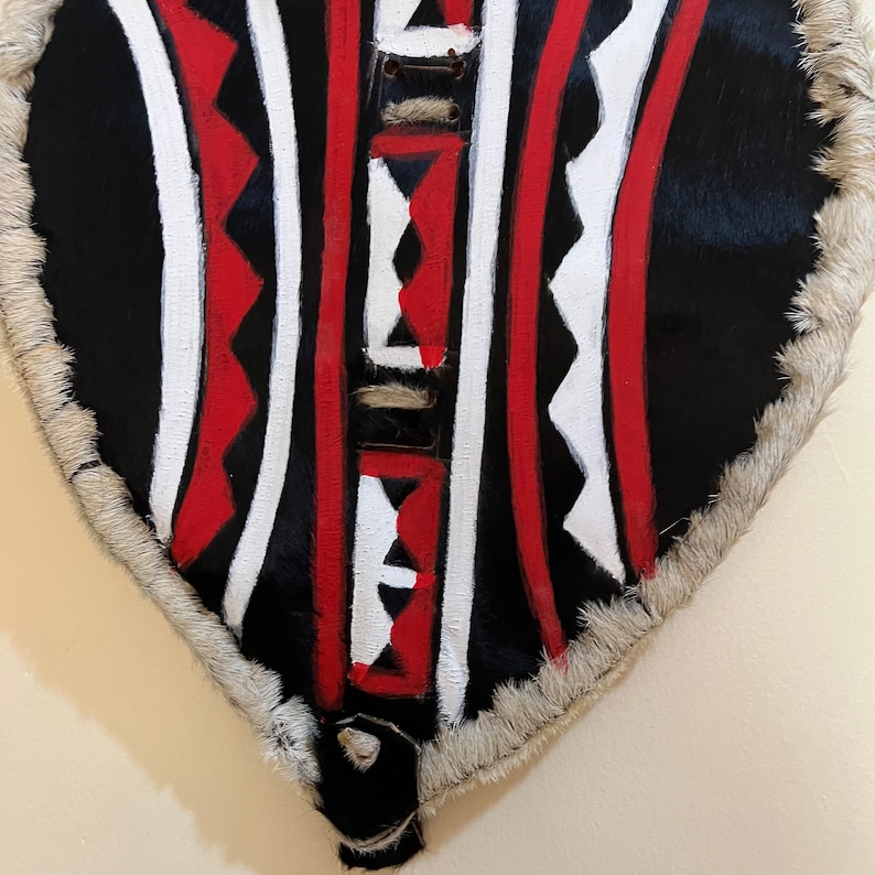 Authentic Maasai Leather Shield - Etsy