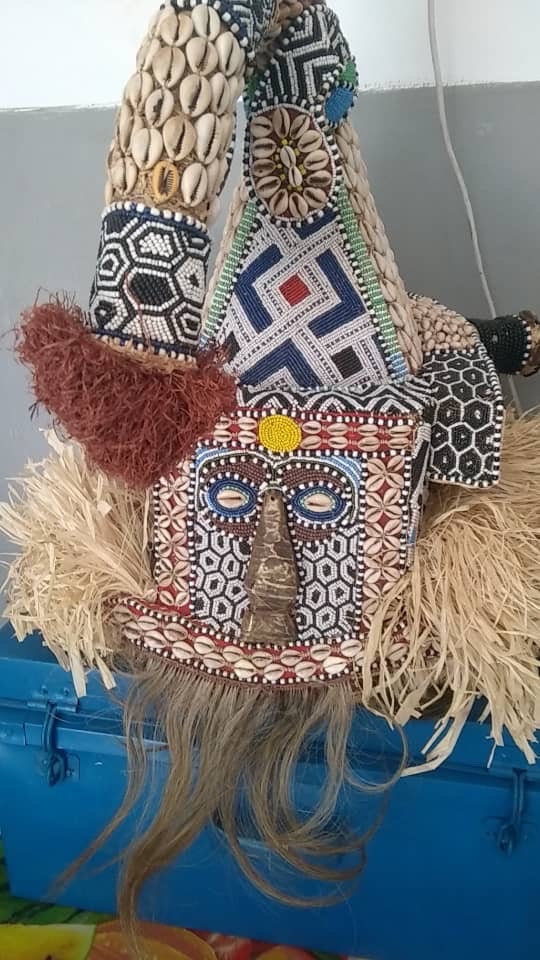 Kuba Mukenga Moshambwooy Helmet Mask Elephant From Congo African Art - Etsy