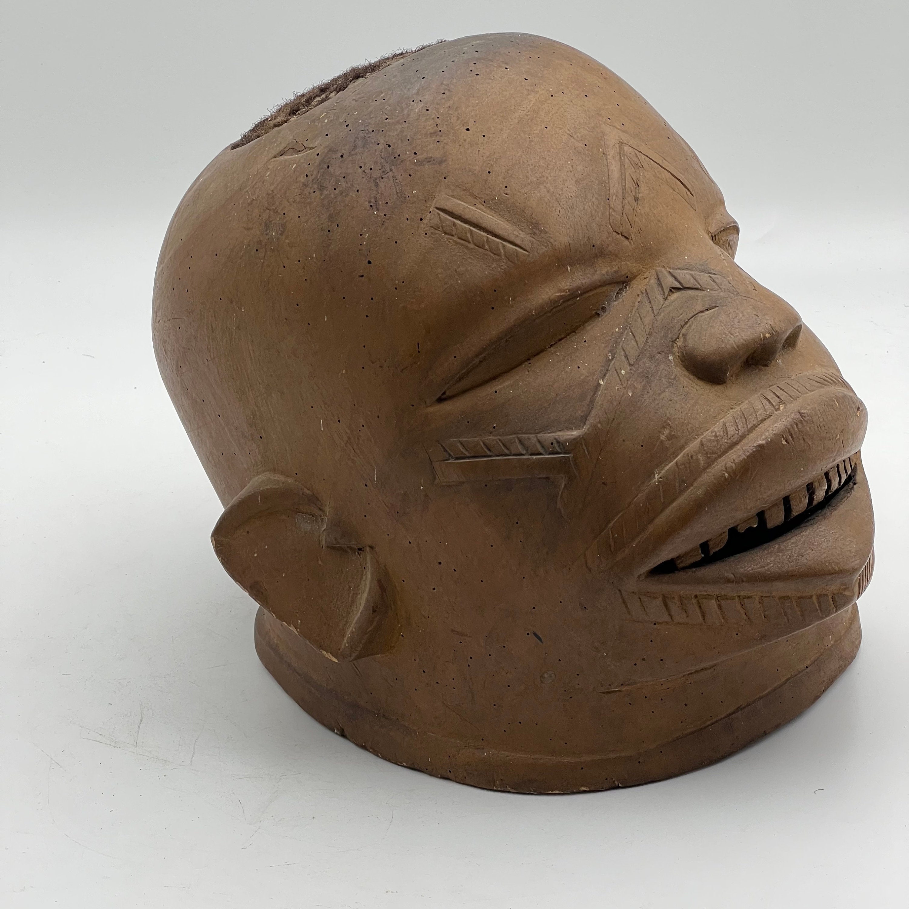 African Makonde Lipiko Helmet Mask - Etsy