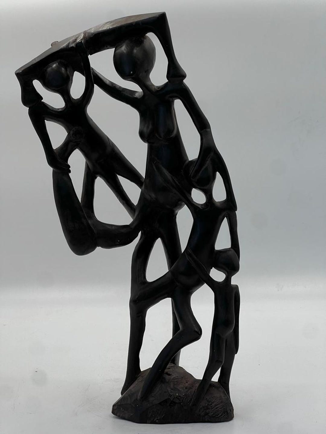 African Hand Carved Shetani Sculpture, Rare Fine Art - Etsy