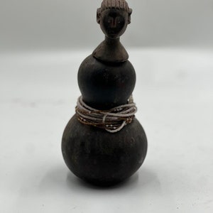 African Makonde Calabash Container From Tanzania - Etsy