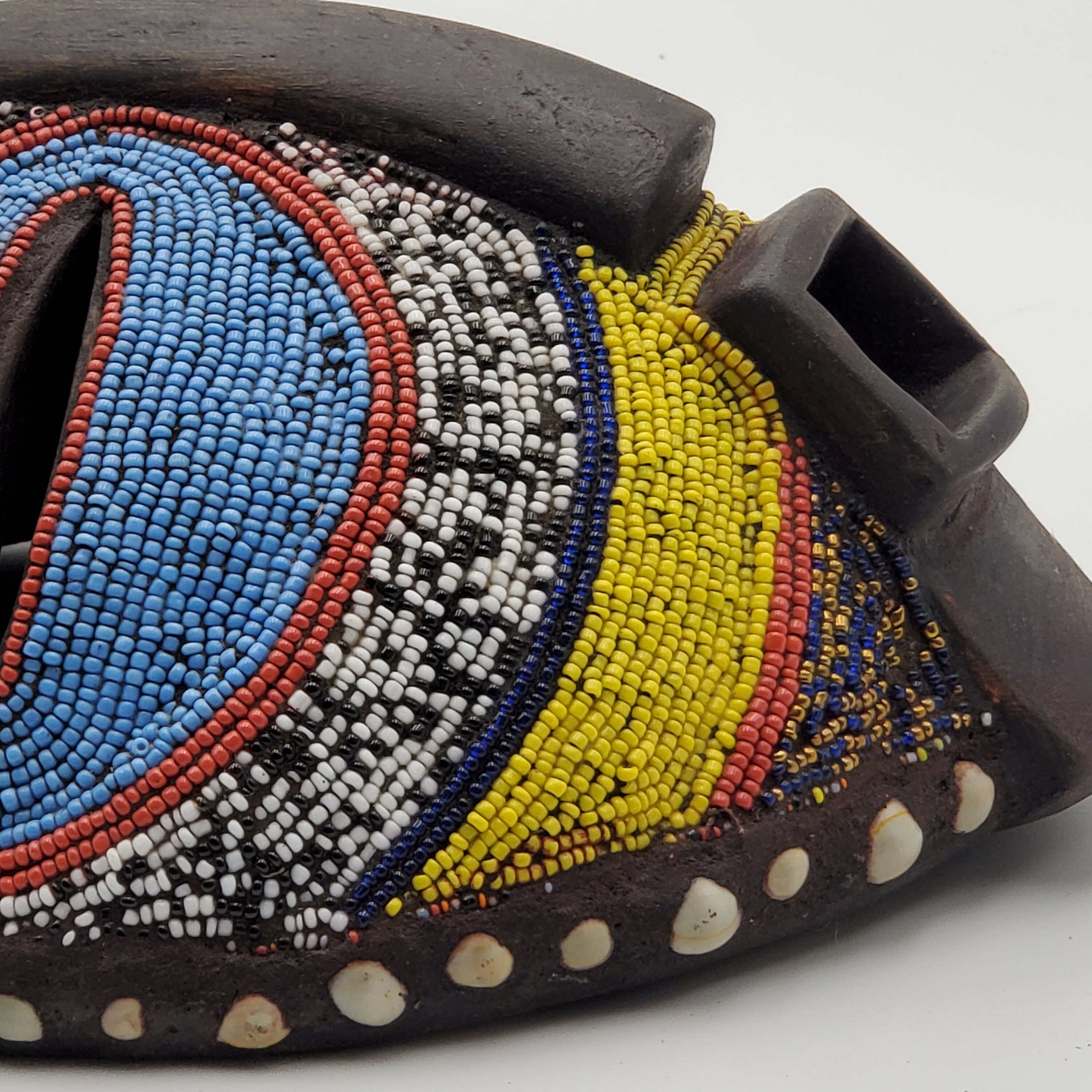 Original Luba Tribe Vintage Beads Decorative Mask DRC Africa Unique ...