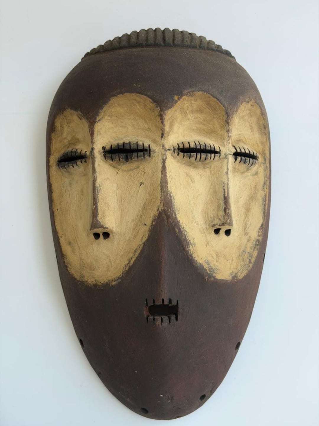 Rare African Tribal Art, Lega Double Faced Mask From D. R. Congo - Etsy