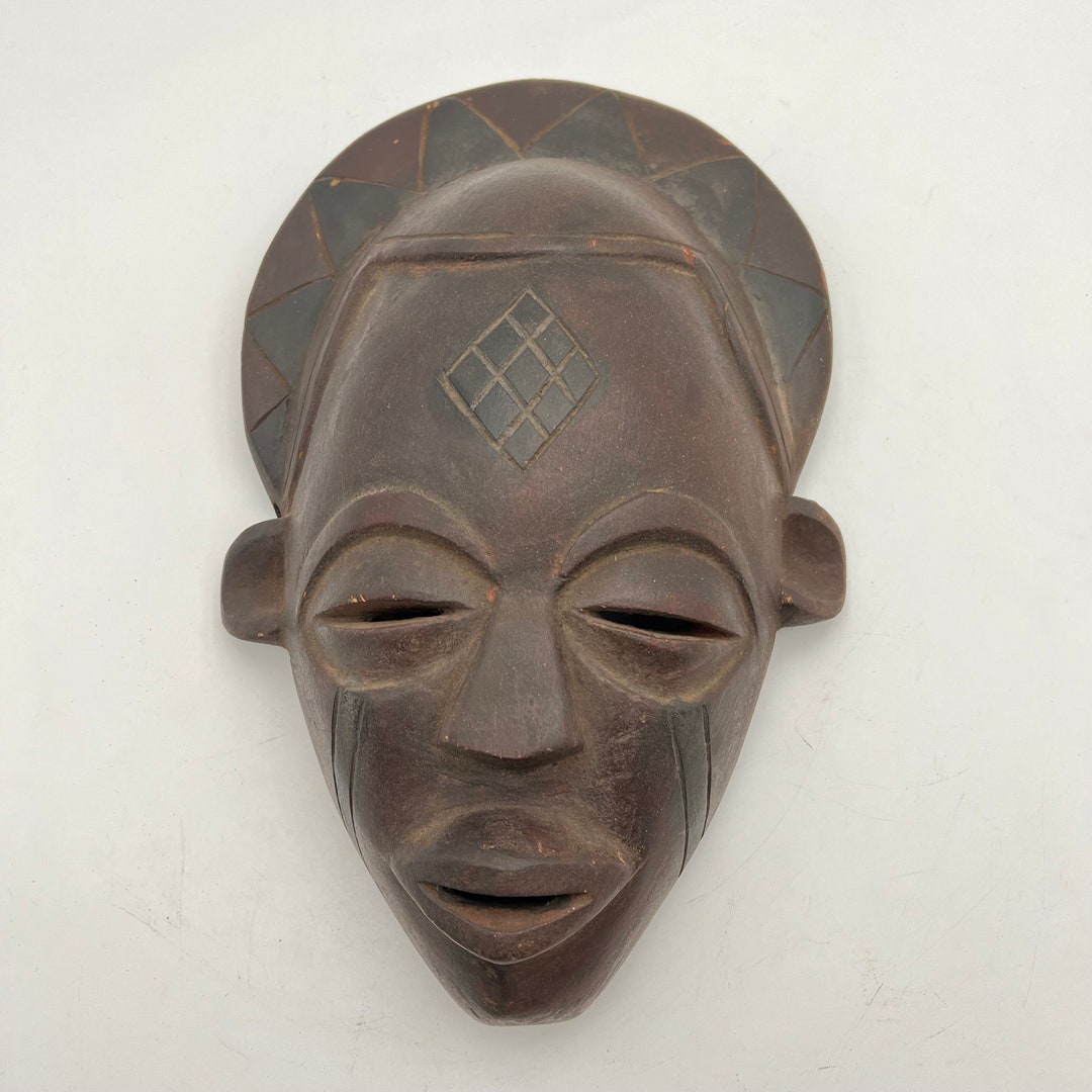 African Mask, Male Baule Fertility Mask - Etsy