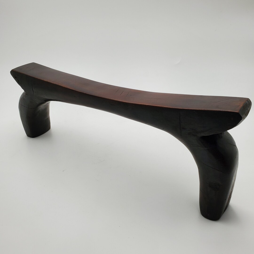 African Art Wooden Headrest / Wooden Pillow- Zulu People, South Africa ...